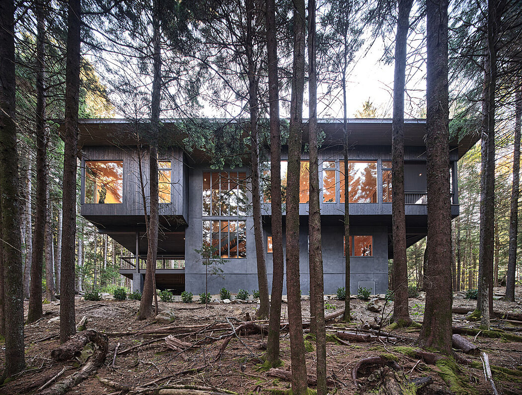 Spruce Ridge Cabin: Eco-Luxury Hidden in a Red Spruce Forest | HomeAdore