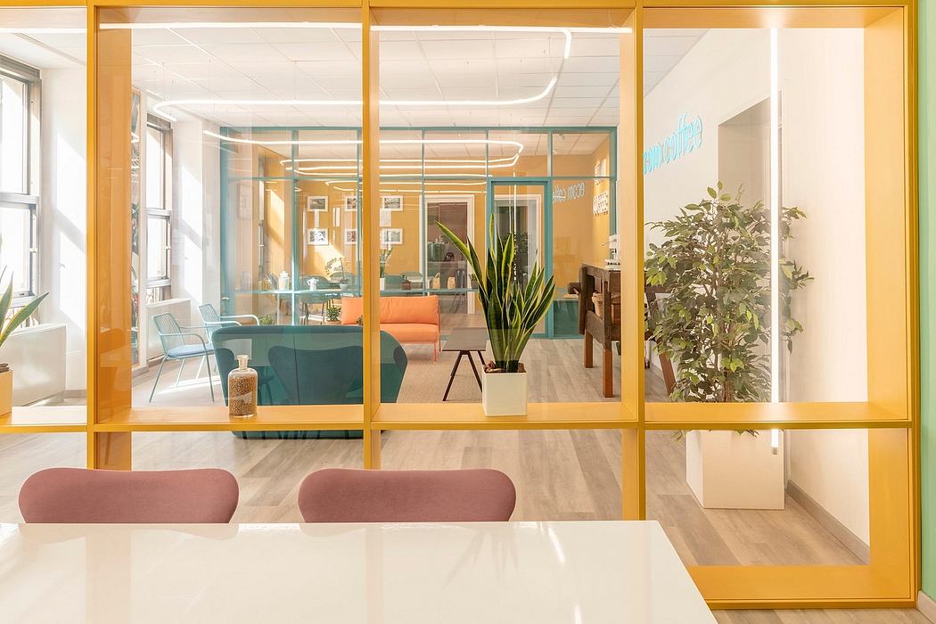 Ecom Coffee Offices in Genoa: How Color Transforms Workspaces