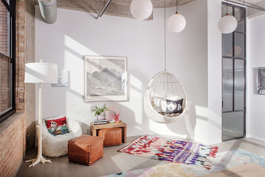 West Loop Loft: Refurbished 80's Loft with Timeless Design